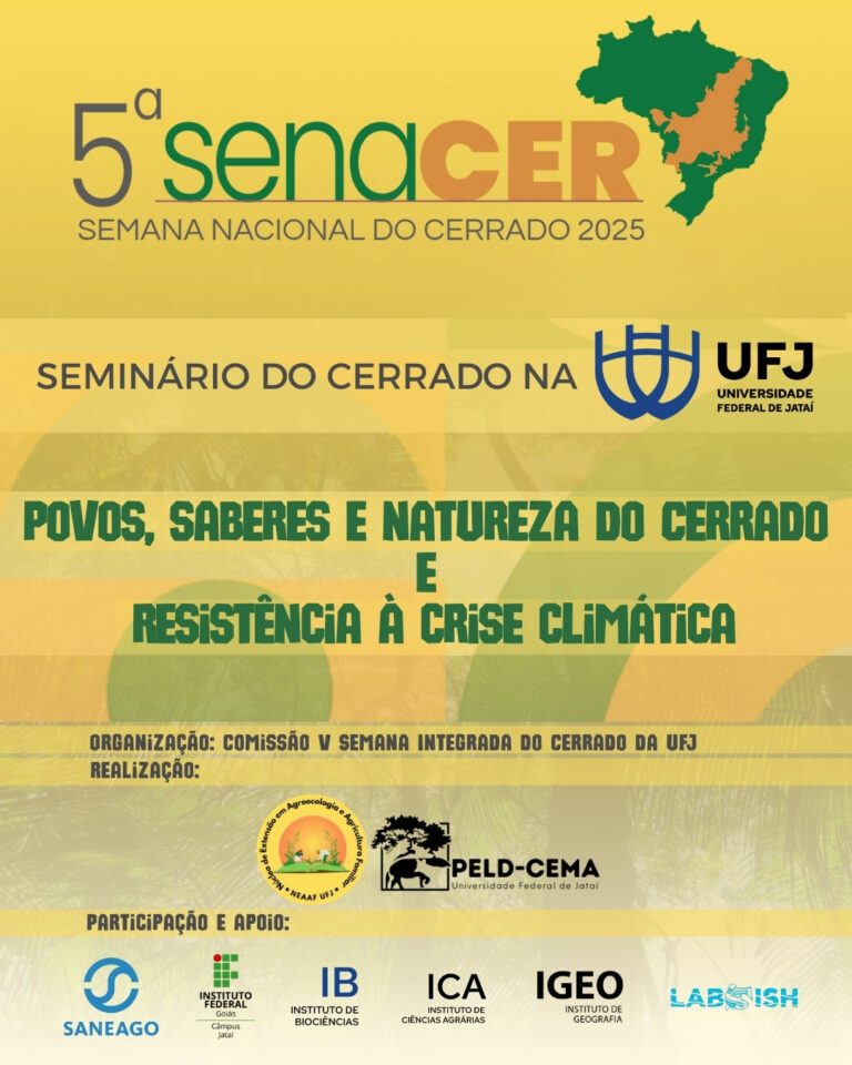 V Semana Integrada do Cerrado na UFJ – Universidade Federal de Jataí